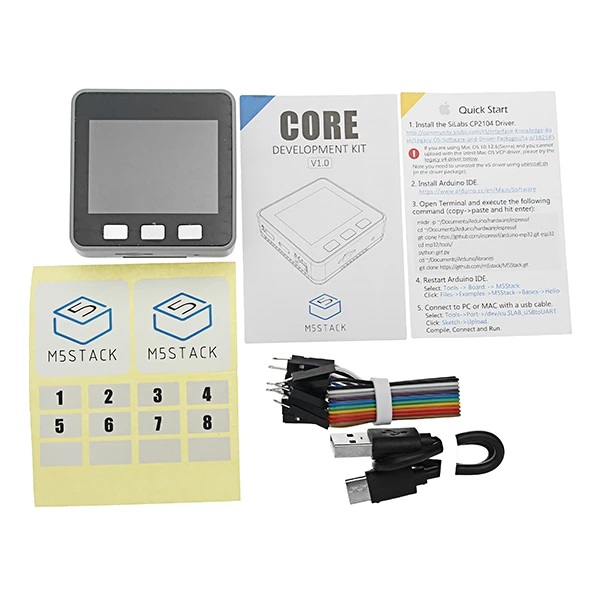 M5Stack M5Core Gray - ESP32 Development Kit - M5Stack-K002